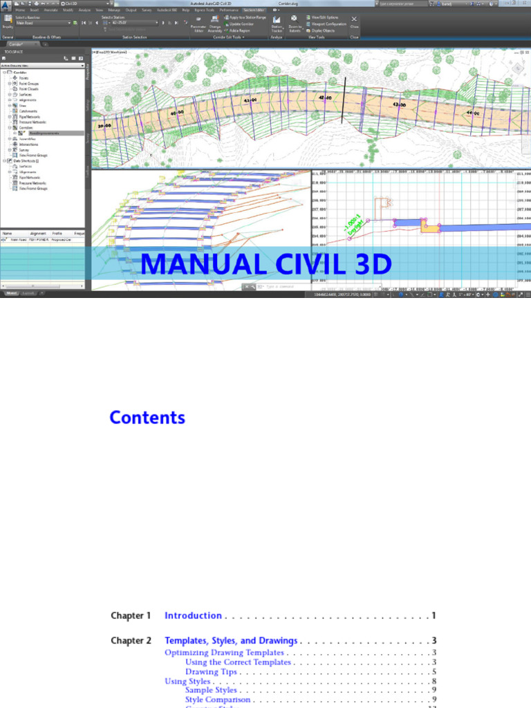 3D Civil Book of Proctice | PDF | Auto Cad | 3 D Computer Graphics