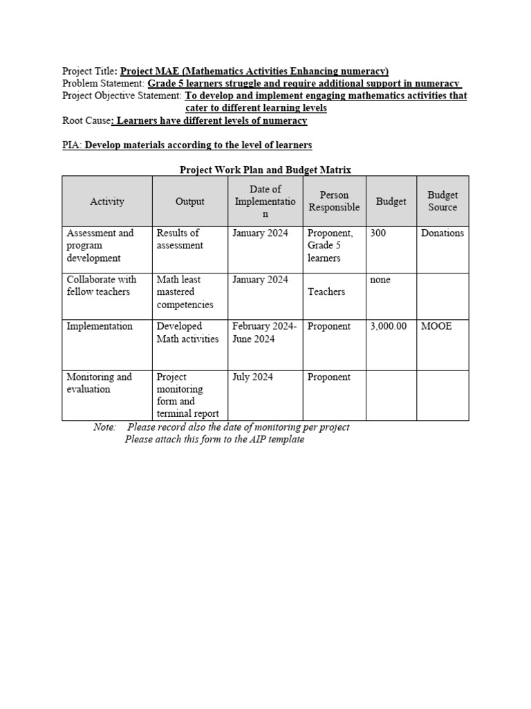 PROJECT MATRIX | PDF | Teaching | Cognitive Science