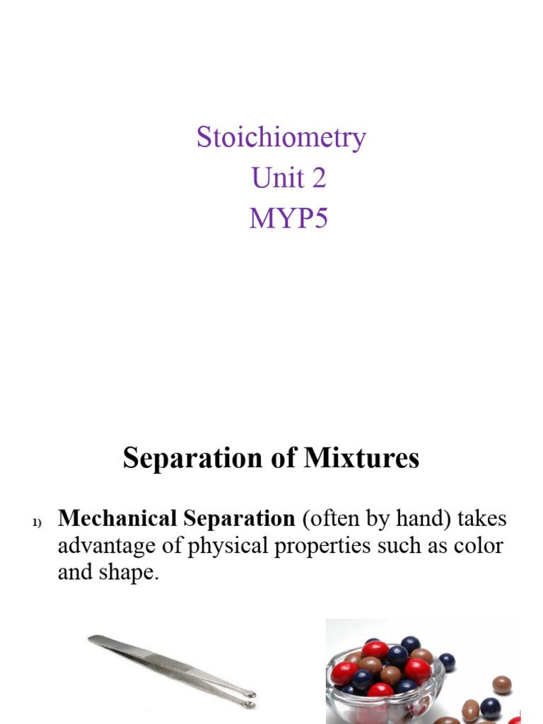 Mixture Separation Pdf Mixture Filtration