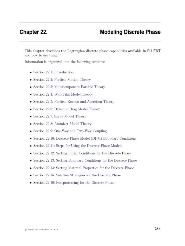 DPM Fluent | PDF | Internal Combustion Engine | Probability Distribution