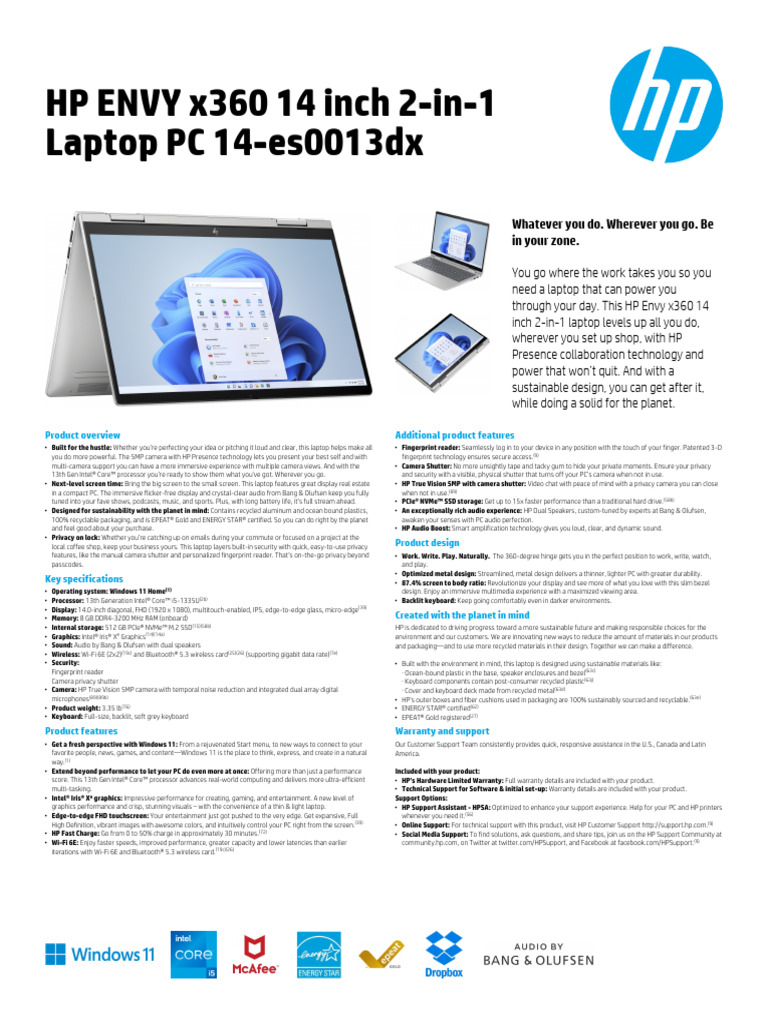Product Datasheet | PDF | Intel | Personal Computers