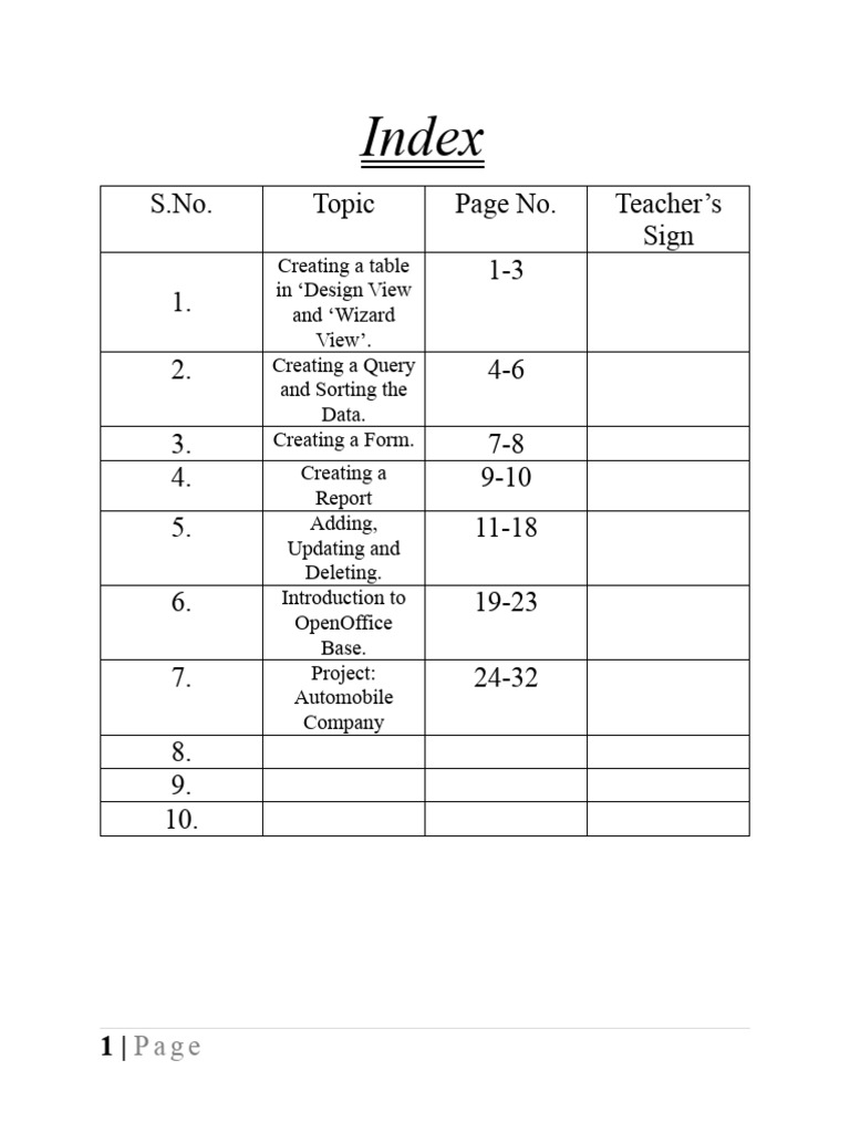 Index | PDF | Sql | System Software