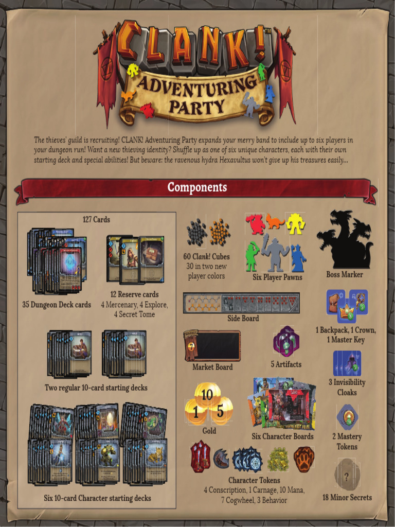 CLANK Adventuring Party Rules | PDF