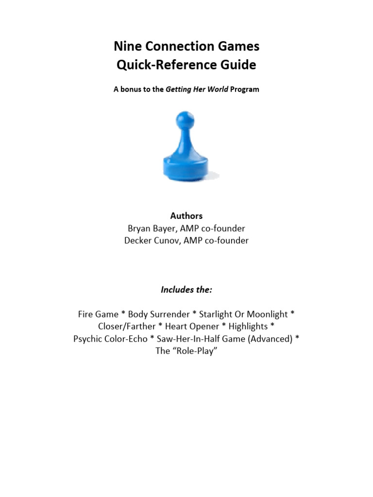 AMP - 9 - Connection Games | PDF