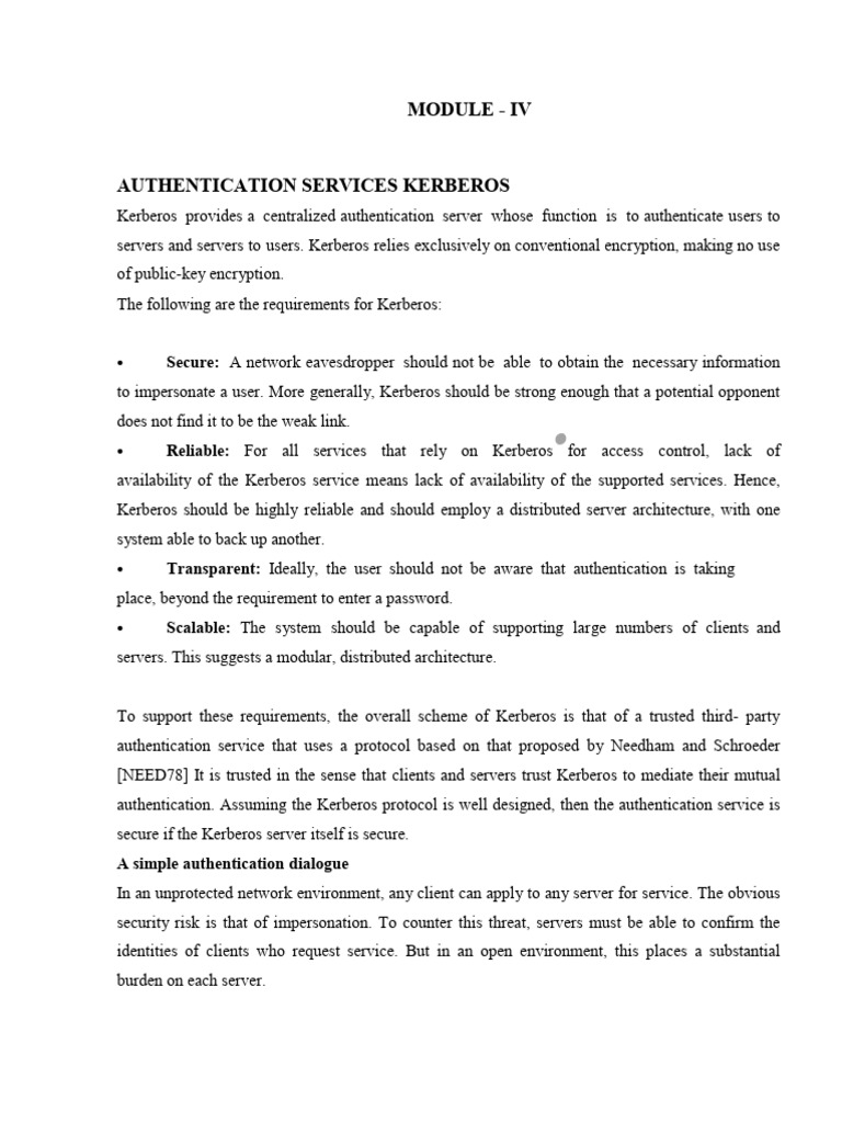 Kerberos X.509 Directory Authentication Service Part2-1 | PDF | Public Key Certificate | Public ...