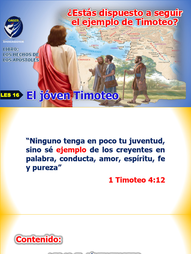 Les 16 El Joven Timoteo | PDF | Pablo el apóstol | Creencia religiosa y ...