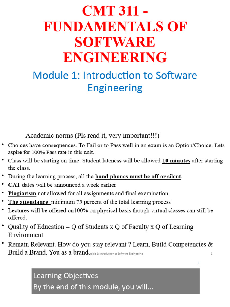 Module 1 - Fundamentals of Software Engineering | PDF | Software ... Module 1 - Fundamentals of Software Engineering | PDF | Software ...