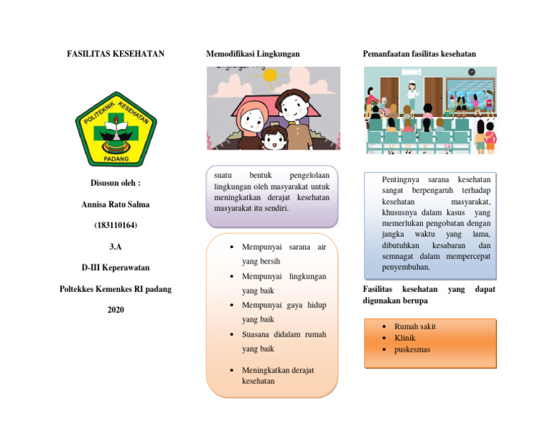 leaflet faskes dan lingkungan | PDF