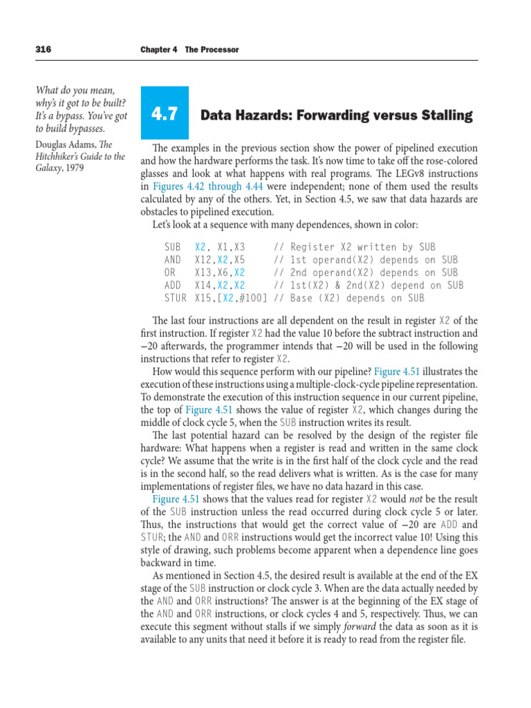 M3.3 Data Hazard | PDF | Computer Hardware | Computer Architecture