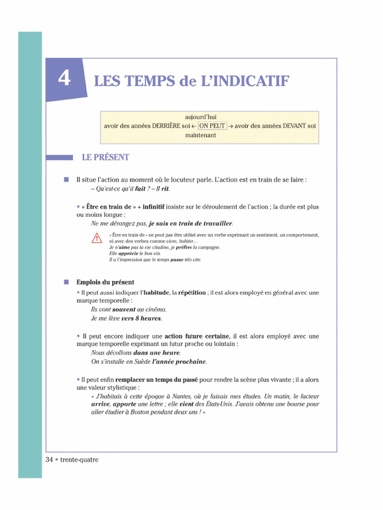 4 - Les Temps de L'indicatif | PDF