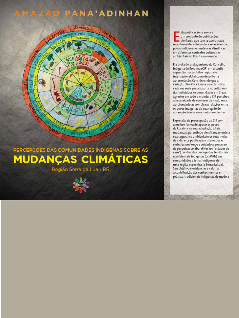 Sineia Do Vale. Percepção Das Comunidades Indígenas Sobre as Mudanças ...