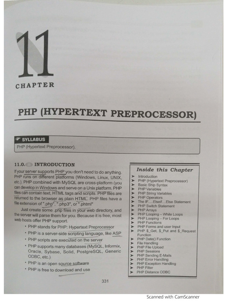 Unit 3 - PHP | PDF