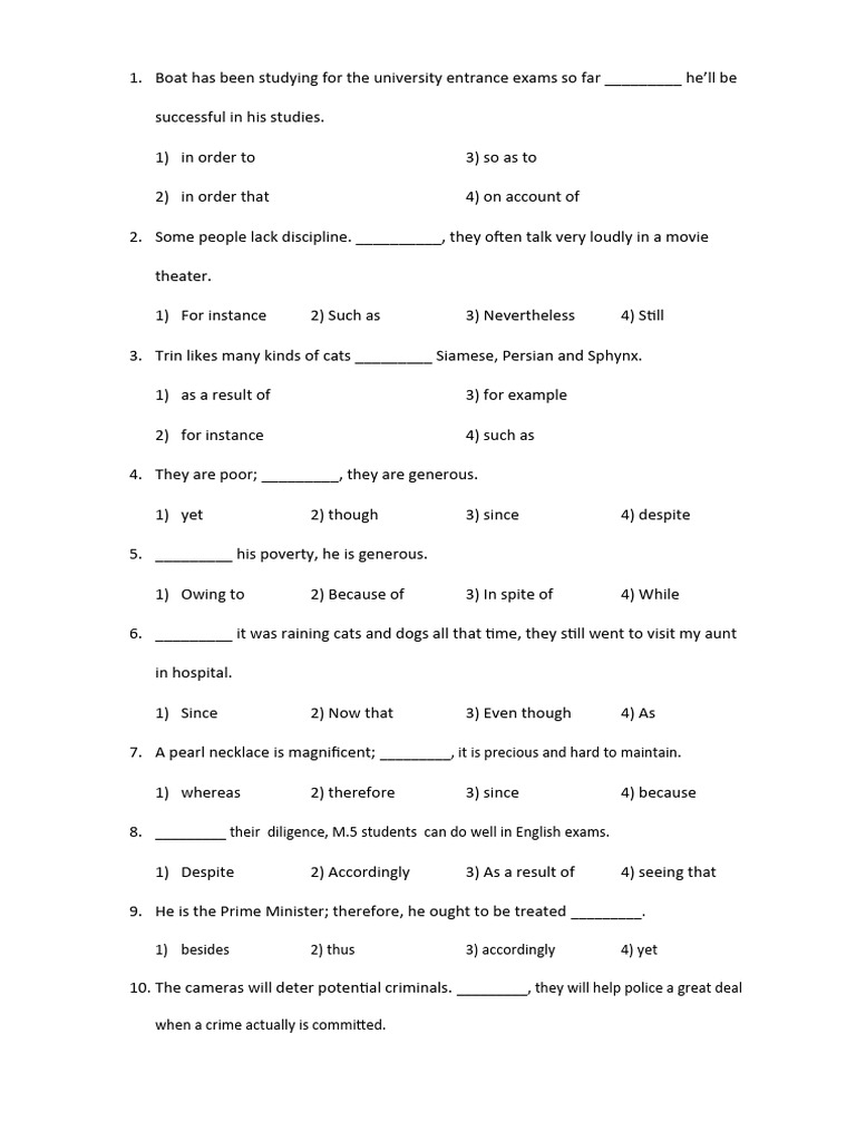 Conjunction Test | PDF