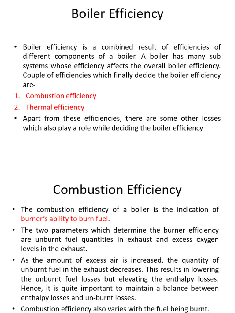 Unit 1 Performance Evaluation of Boilers | PDF | Boiler | Combustion