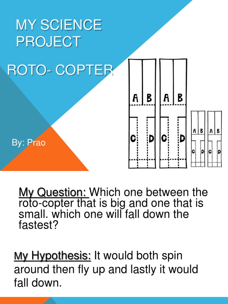 My Science Project. Rotocopter | PDF