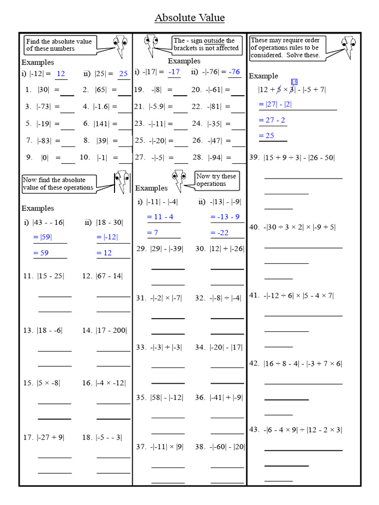 10 Absolute Value | PDF | Mathematics | Mathematical Analysis