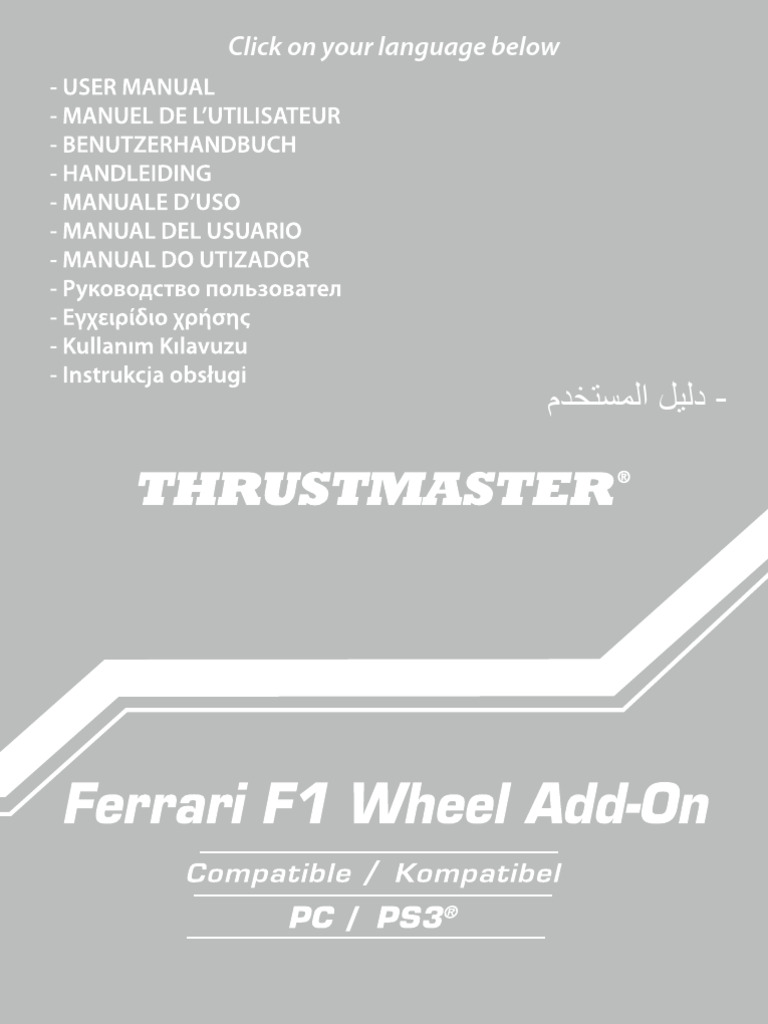 ferrari_f1_wheel_user_manual | PDF | Technical Support | Implied Warranty