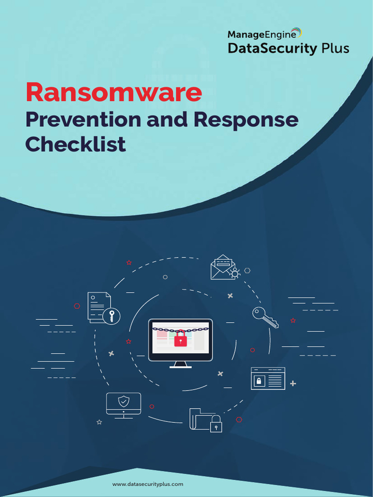 Ransomware Checklist | PDF | Ransomware | Security