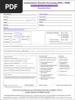 NIPT Test Requisition and Consent Form | PDF