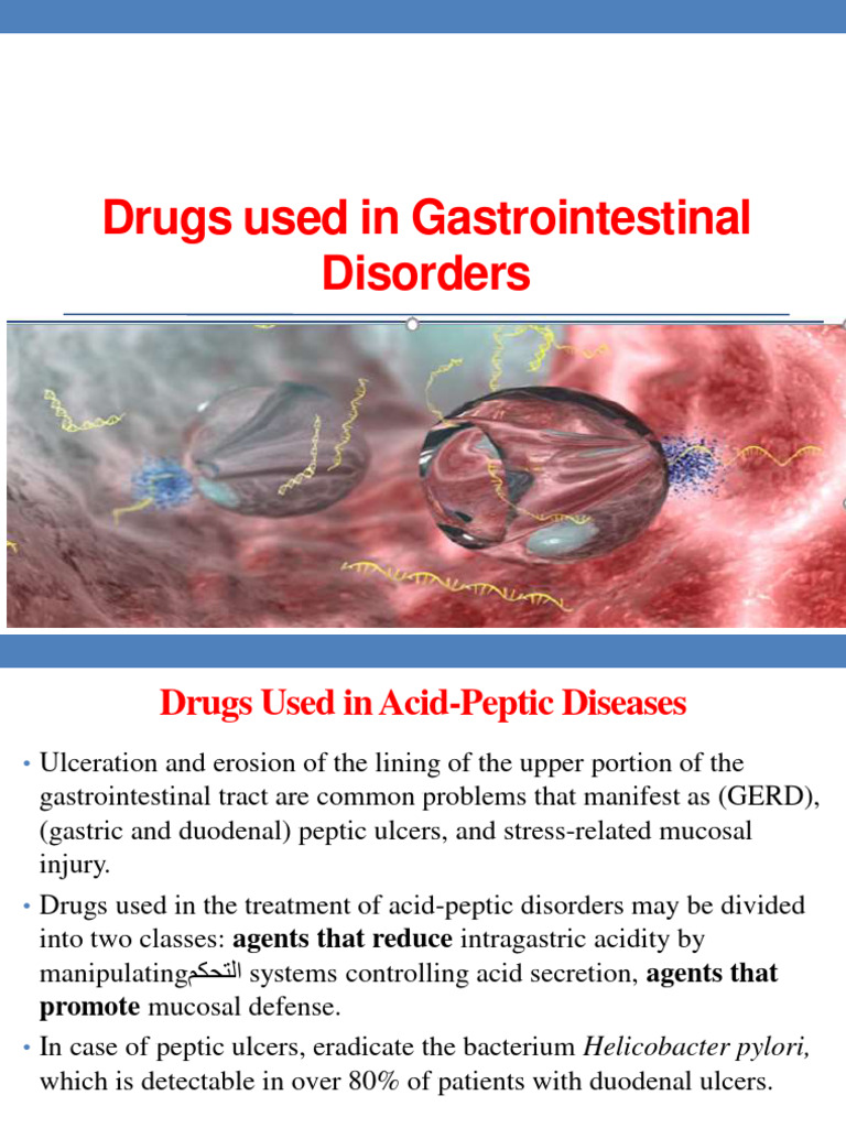 1 Drugs For GIT | PDF | Irritable Bowel Syndrome | Constipation