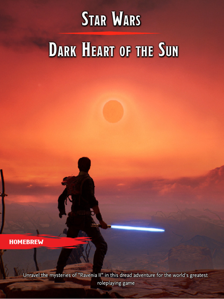 Star Wars: Dark Heart of the Sun Adventure | PDF | Playing Cards | Sith
