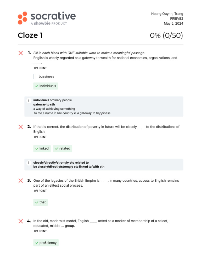 Cloze 1 | PDF | Space Exploration