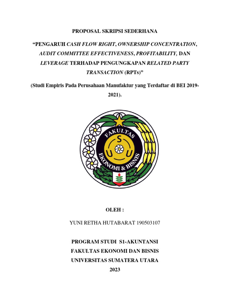 190503107-Yuni Retha Hutabarat-Proposal Wawancara | PDF