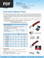 Cross Hatch Method | PDF | Knife | Materials