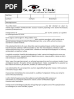 High Risk Consent Form | PDF | Informed Consent | Patient