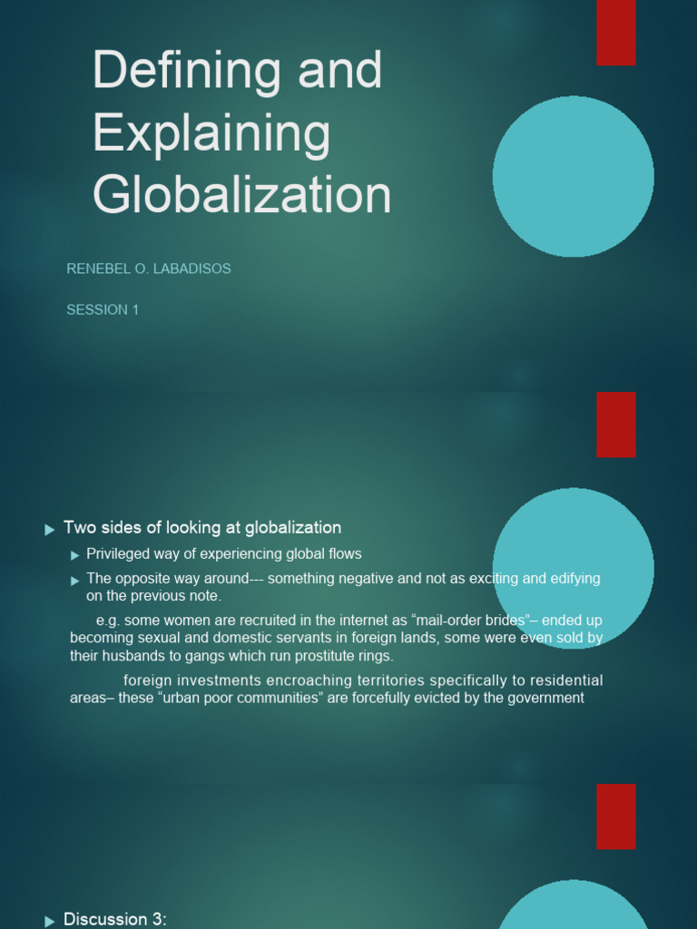 Copy3 Defining and Explaining Globalization READING 1 | PDF | Globalization | Economies