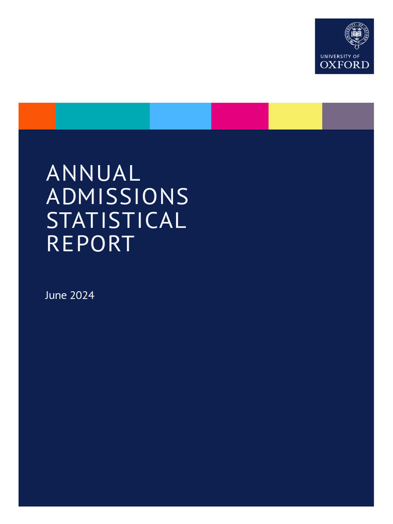 Annual Admissions Statistical Report 2024 | PDF | Cost Of Living | Gce ...