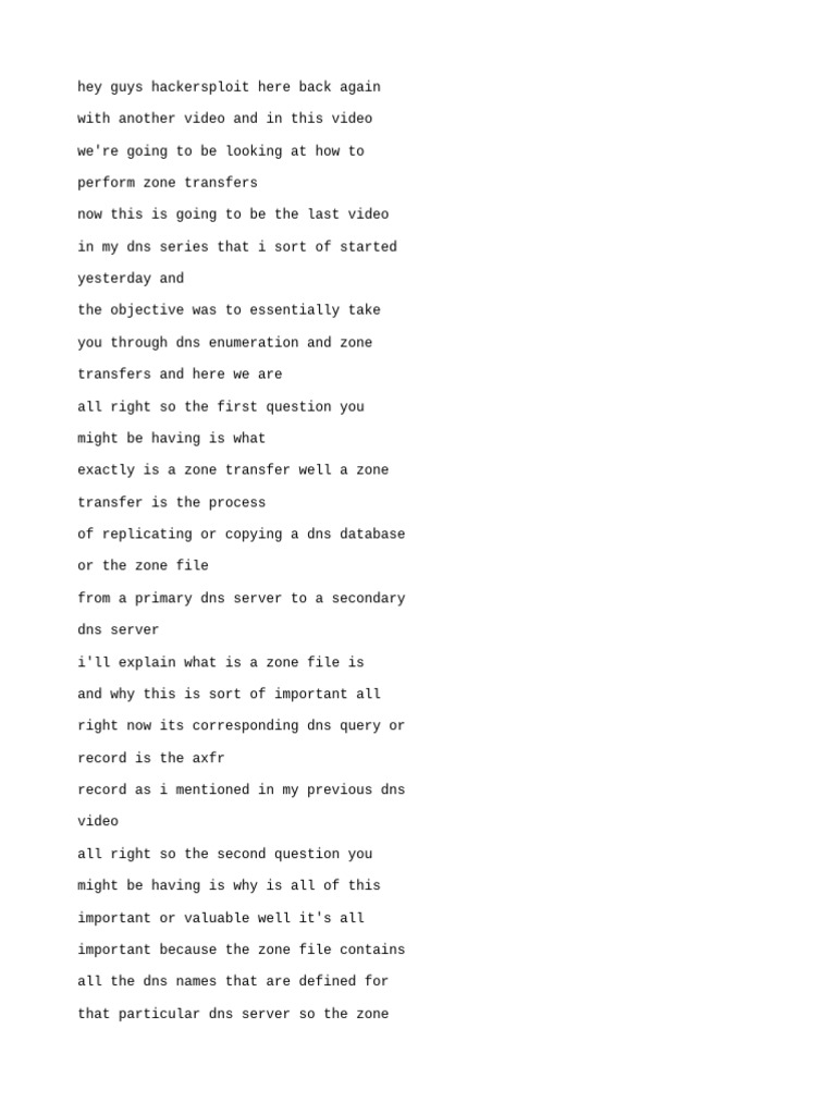 How to Perform DNS Zone Transfers | PDF | Domain Name System | Data Management