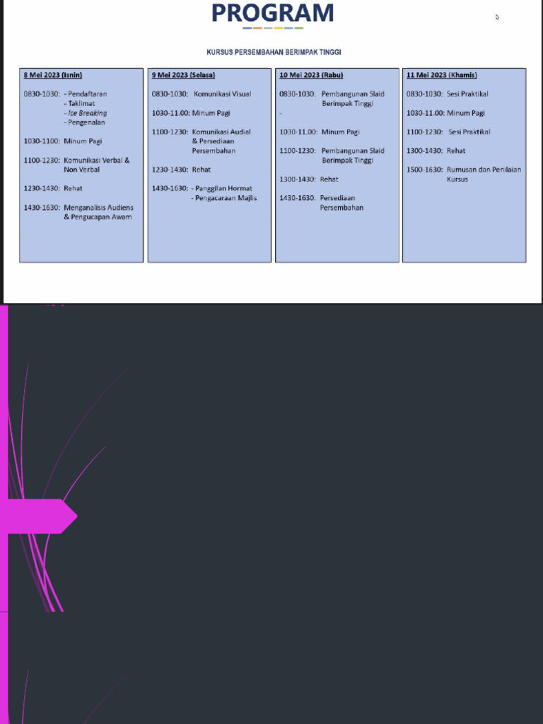 Intan - Day One - Sesi Template | PDF