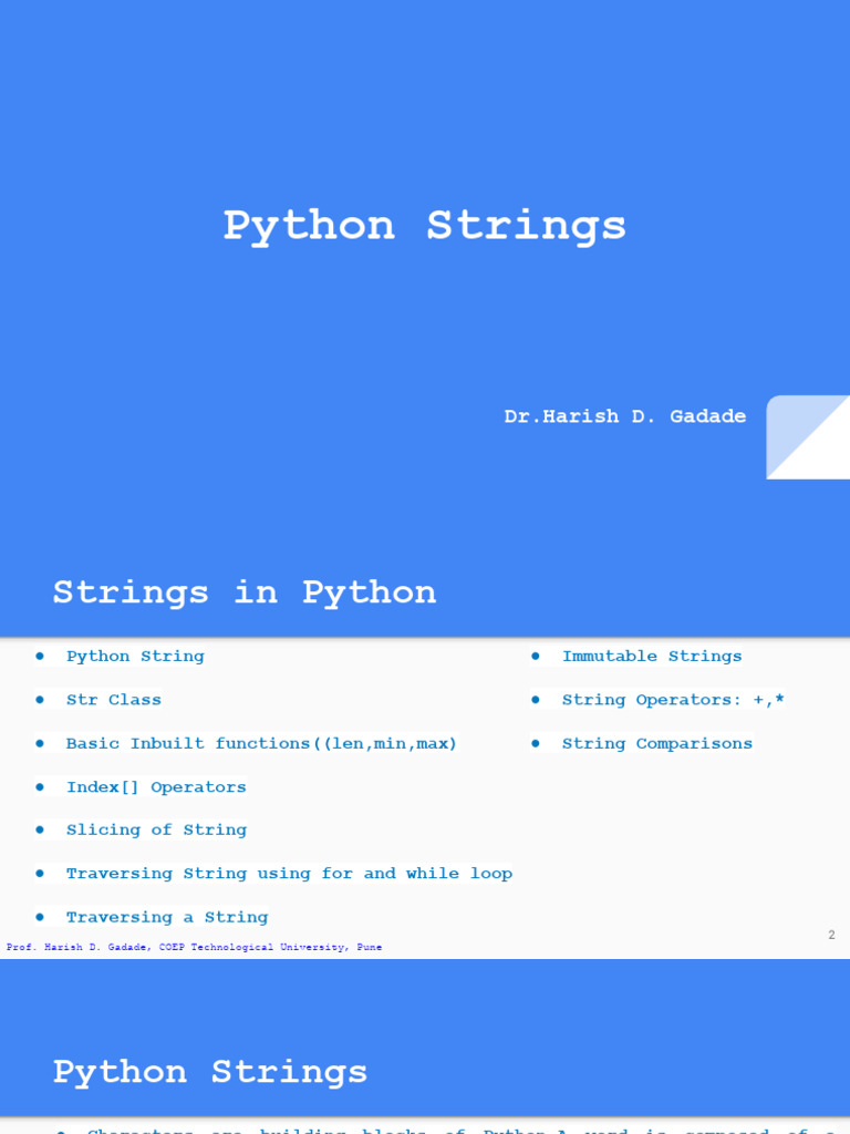 Lect-06_Strings | PDF | String (Computer Science) | Constructor (Object ... Lect-06_Strings | PDF | String (Computer Science) | Constructor (Object ...