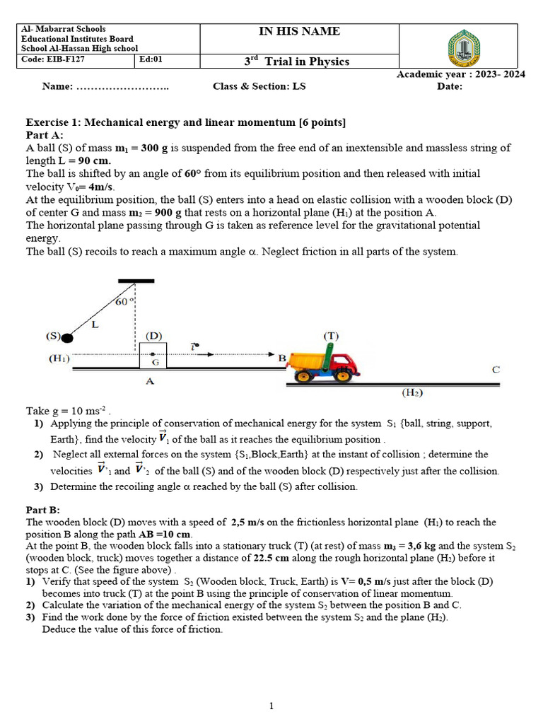 Ls Trial 3 2024 N | PDF | Electromagnetic Radiation | Wavelength