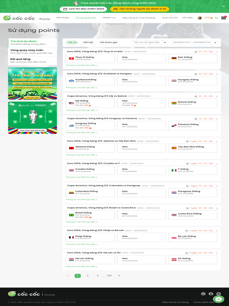 Cốc Cốc Points | PDF