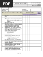 Competency Assessment-Operator | PDF | Career & Growth