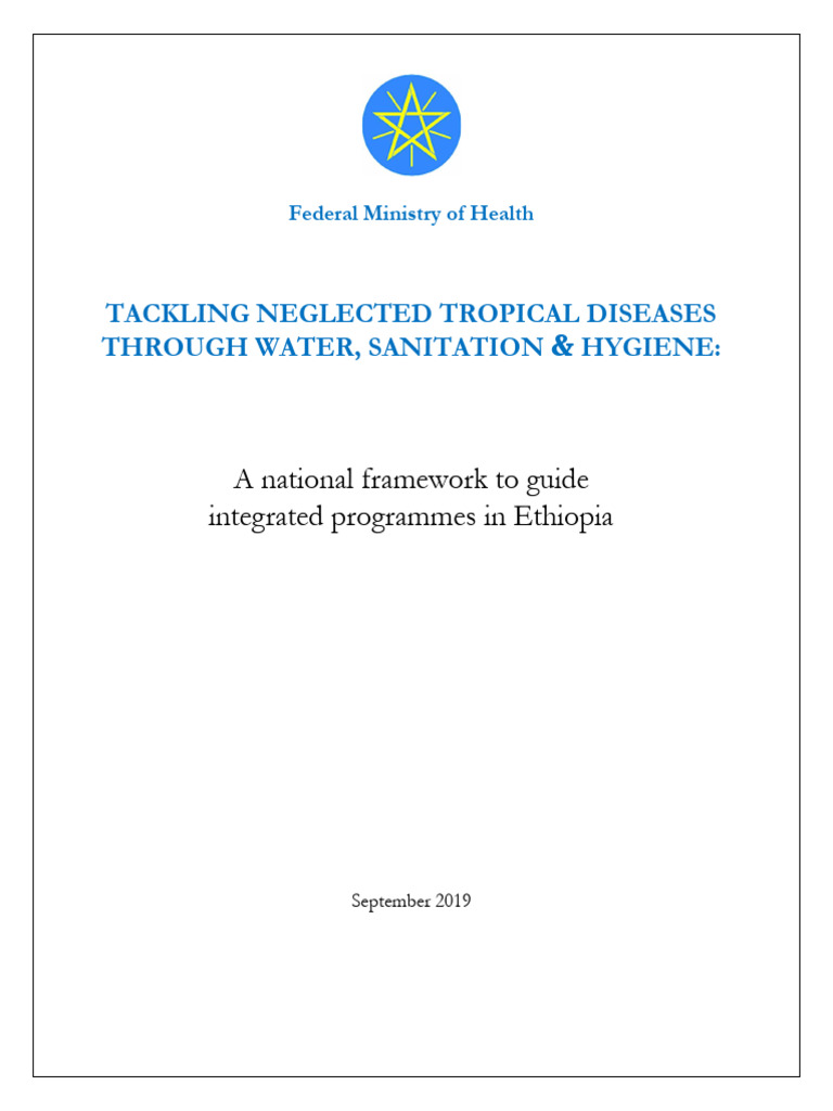 WASH-NTD National Frame Work Ethiopia | PDF | Wash | Sanitation