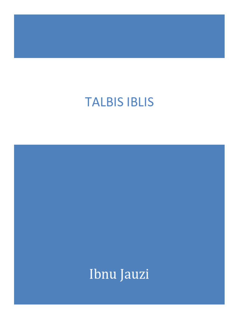Talbis Iblis | PDF