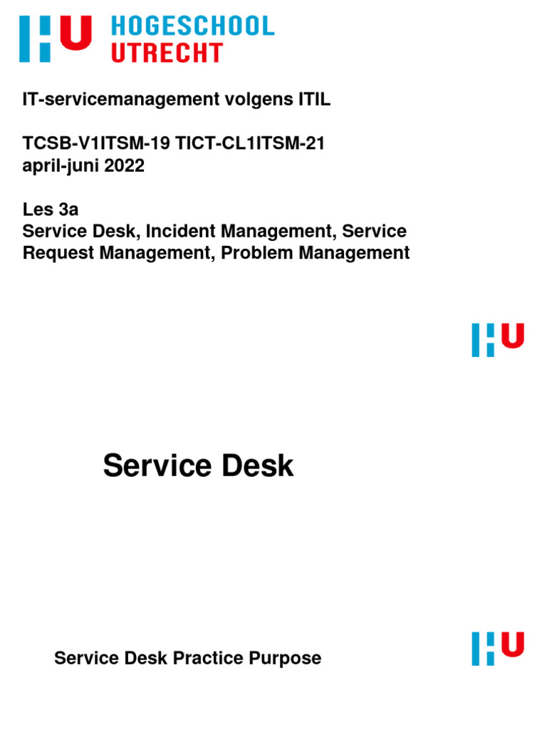 ITSM2022-les 3a - ITIL-1 | PDF | It Service Management | Interactive ...