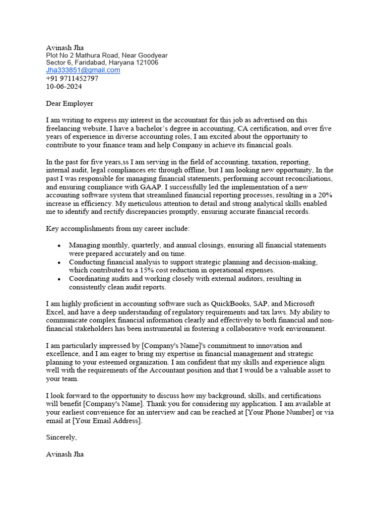 Letter | PDF | Accounting | Audit