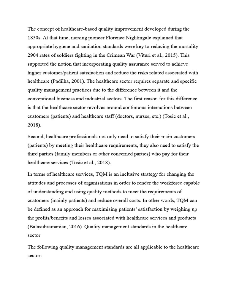 The Concept of Healthcare | PDF | Health Care | Quality Management