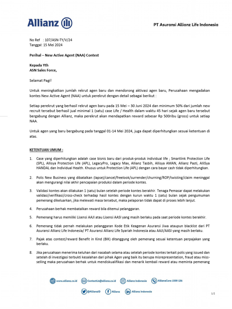 Memo New Active Agent Contest 2024 | PDF