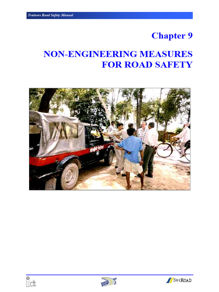 Chapter 9 Non-Engineering Measures For Road Safety | PDF | Traffic ...