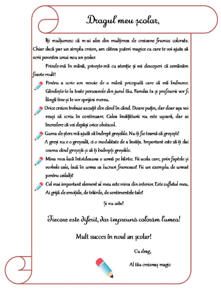 Scrisoare | PDF