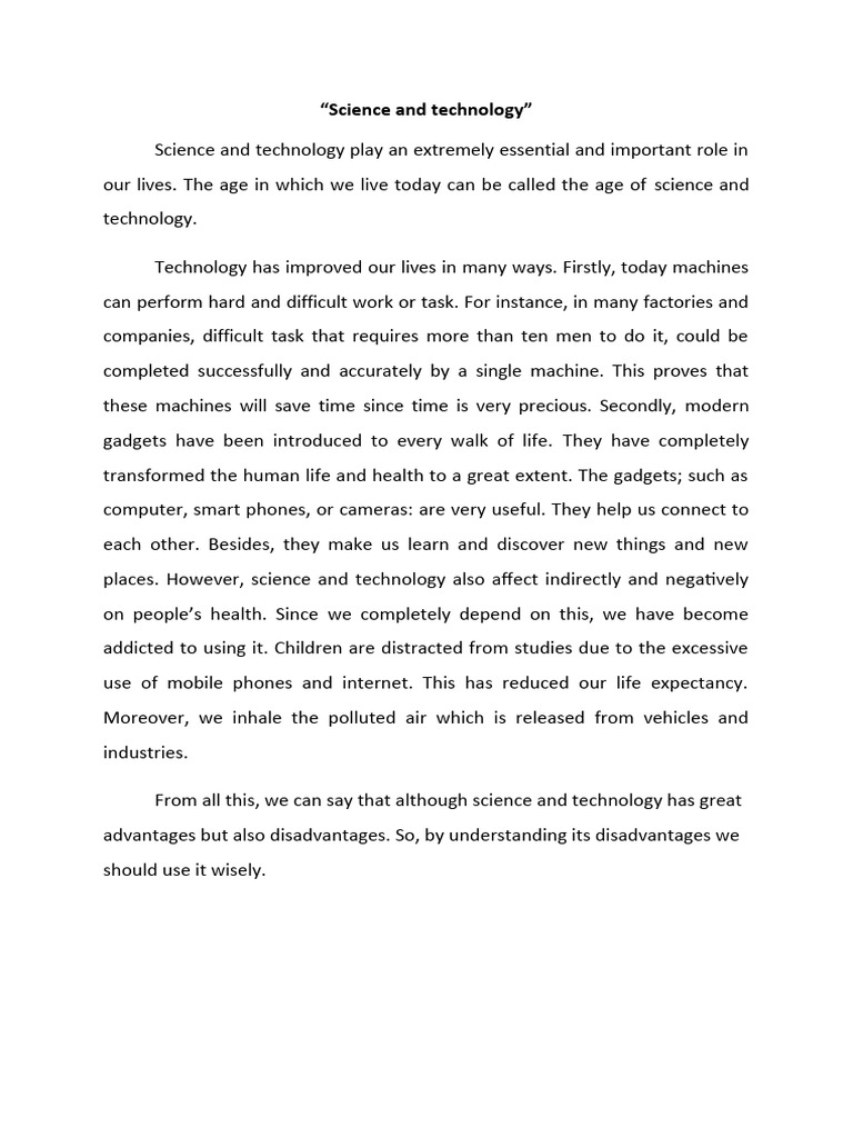 Science & Technology | PDF