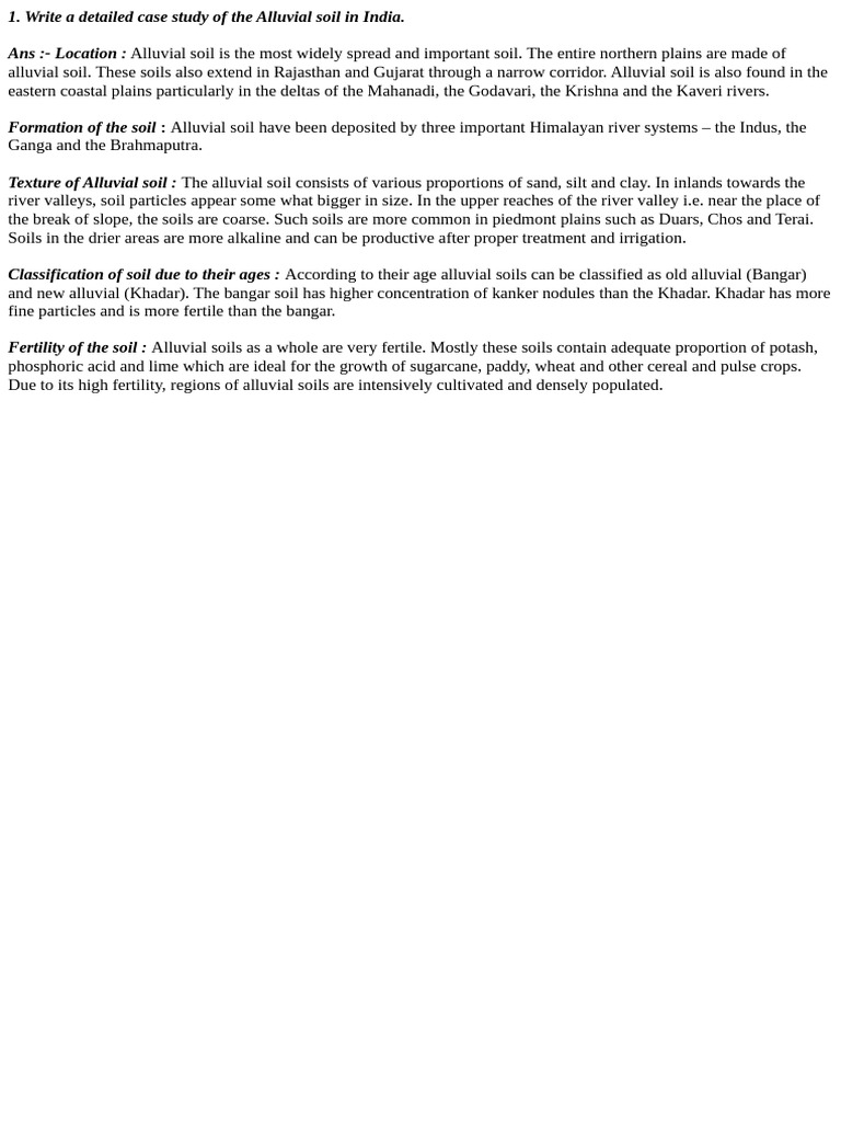 Geography Notes | PDF