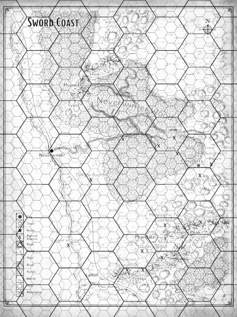 Swordcoast Map | PDF