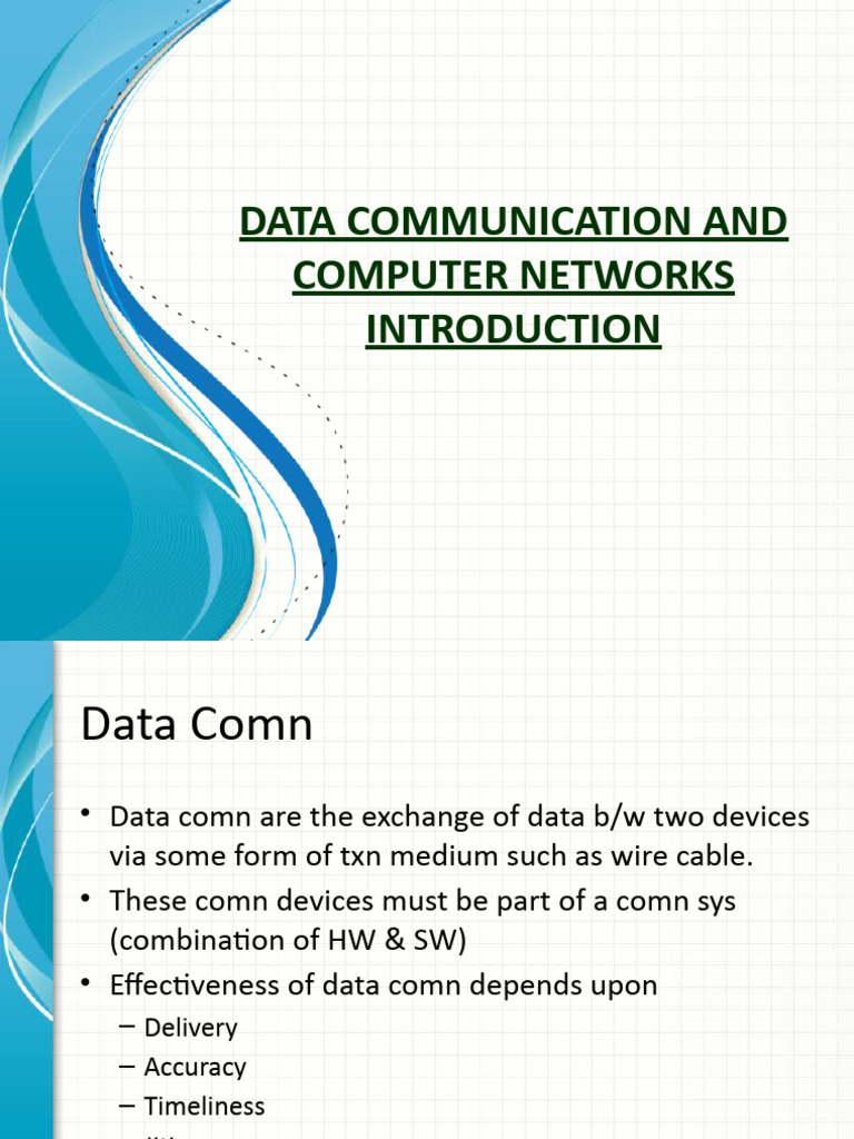Data Comn and Computer NW | PDF | Computer Network | Network Topology
