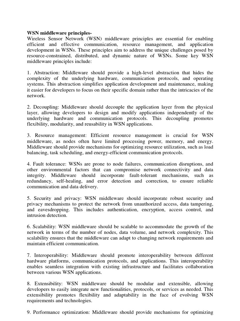 Unit-5 WS | PDF | Wireless Sensor Network | Computer Security